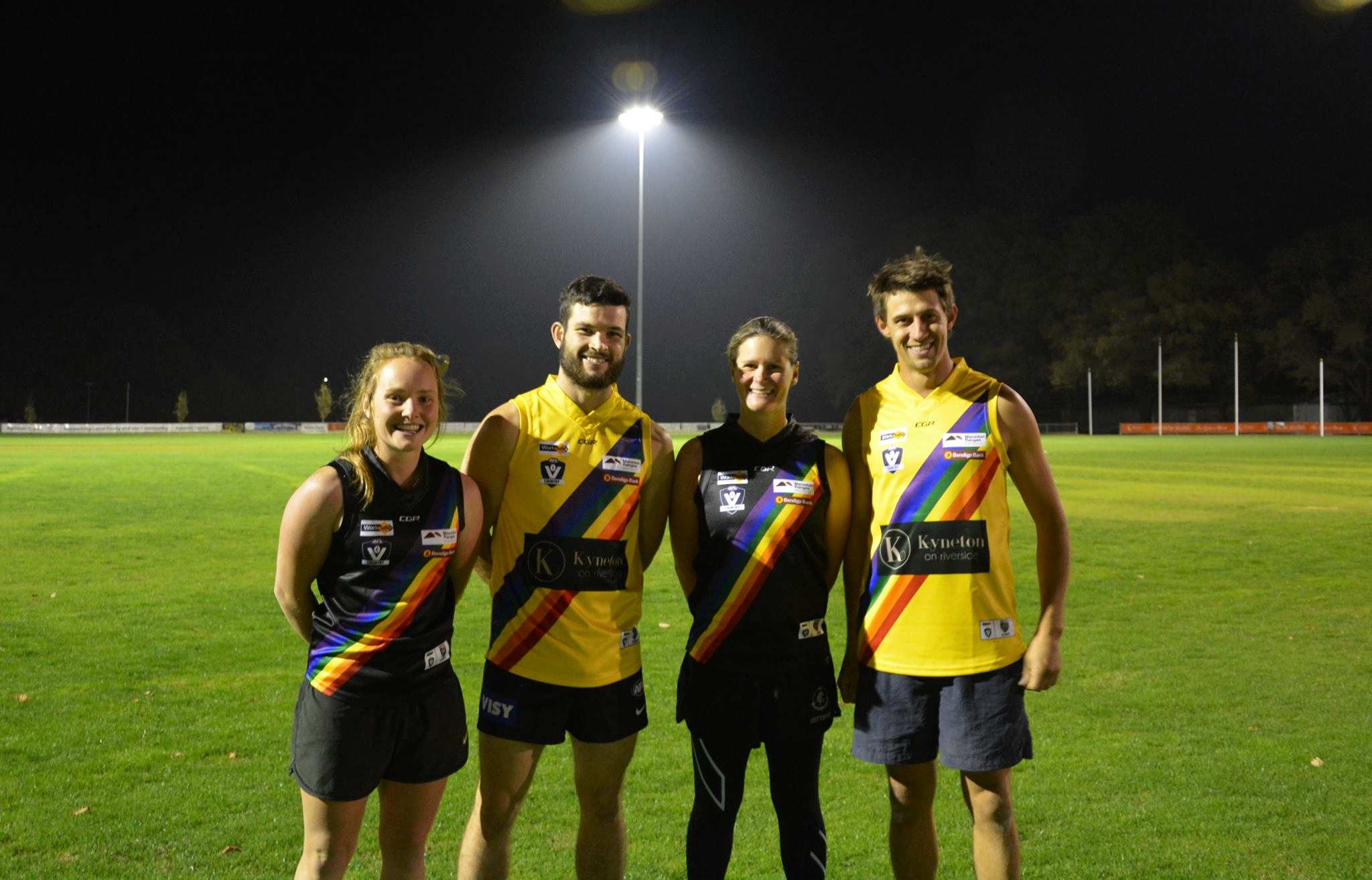 Central Victorian sporting clubs wear rainbow colours with pride - ABC ...