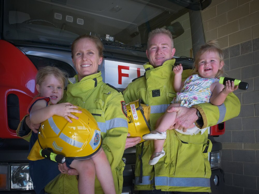 Battling blazes and raising kids in shifts: Meet WA's firefighting ...