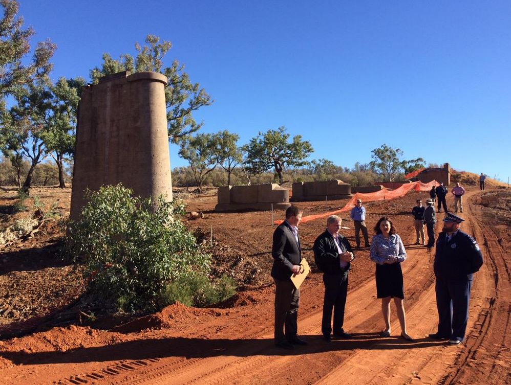 Angellala Creek bridge, destroyed in outback Queensland truck explosion ...