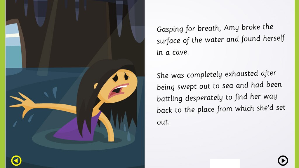Super stories: The Sea Cave: verbs and adverbs - ABC Education