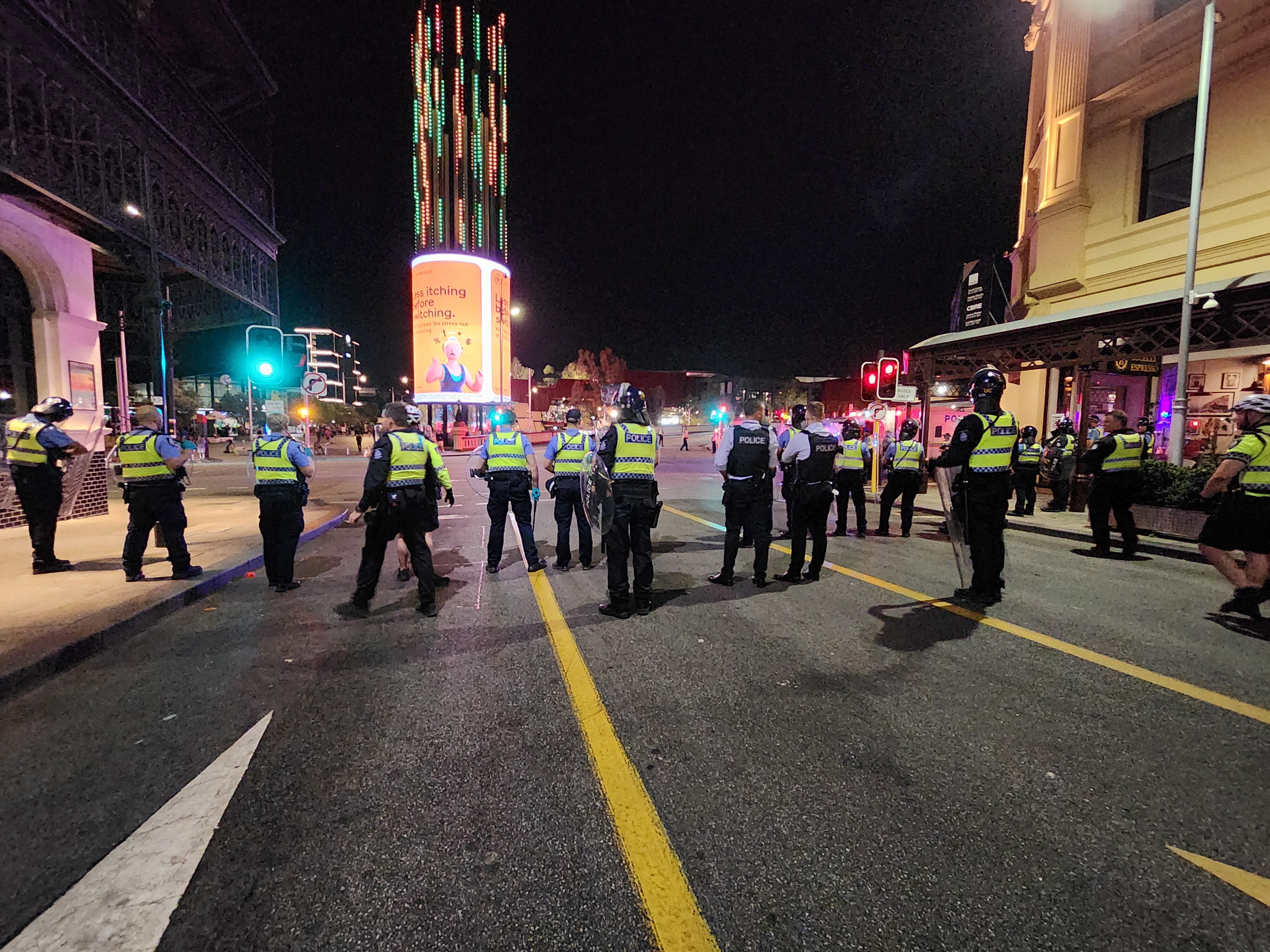 Australia Day comes to violent end as Perth riots see police pelted ...