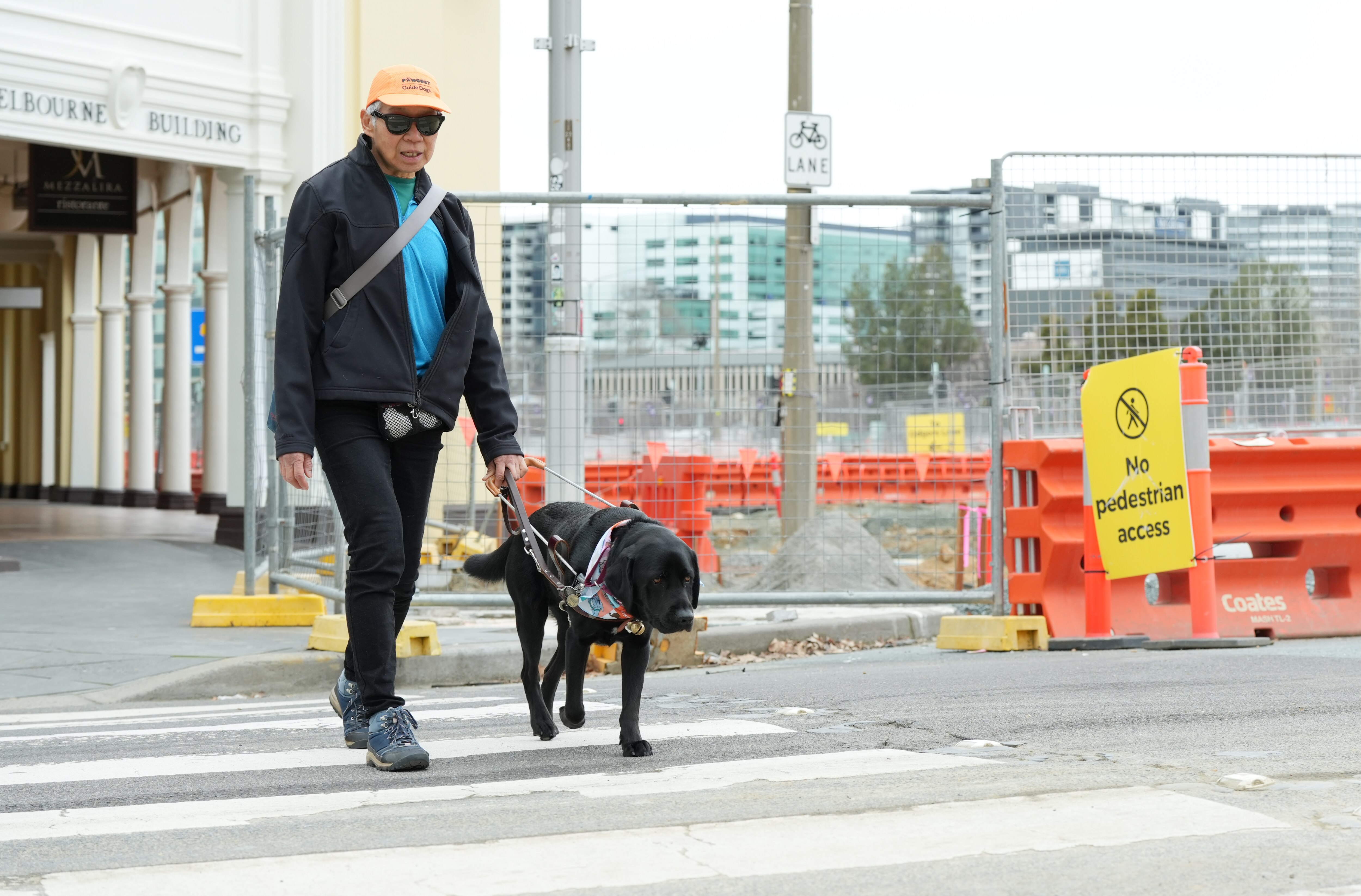 Canberra footpaths blocked by construction, making streets inaccessible and causing safety risks ...