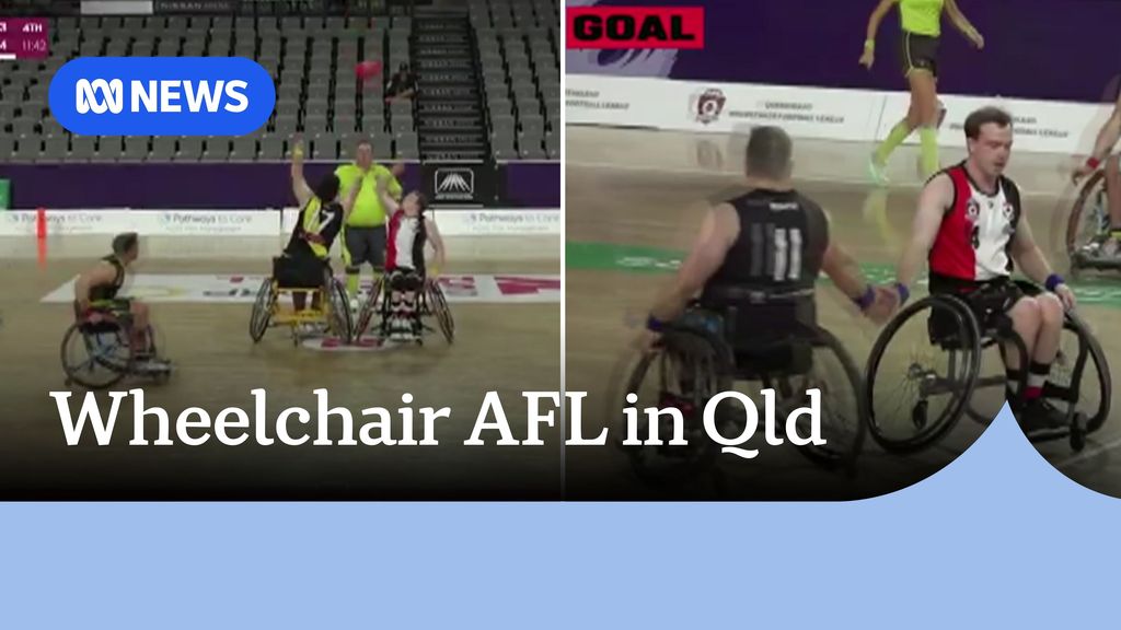 Wheelchair AFL teams compete in grand final - ABC News