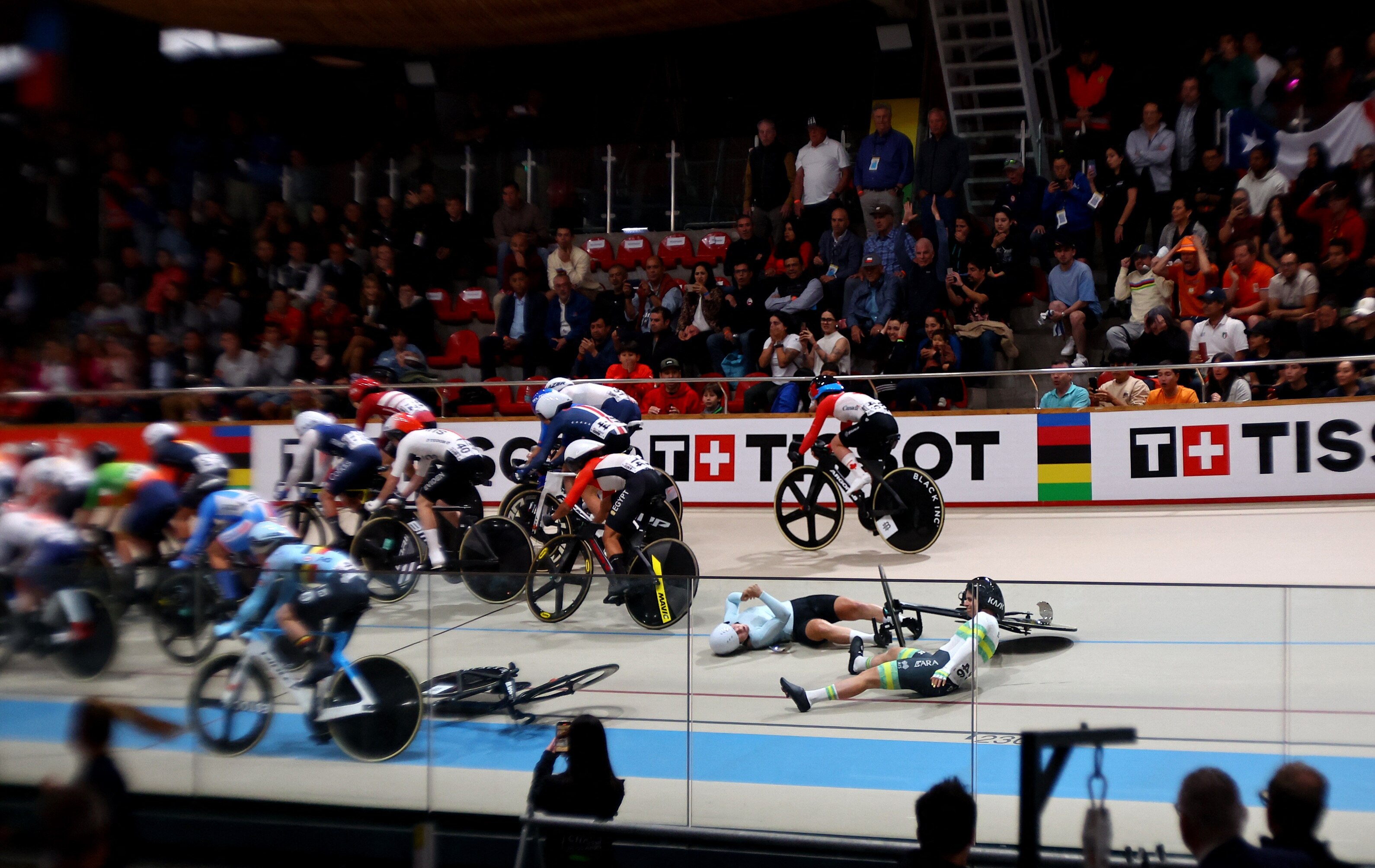 Australia claims silver in team pursuit at UCI track world ...