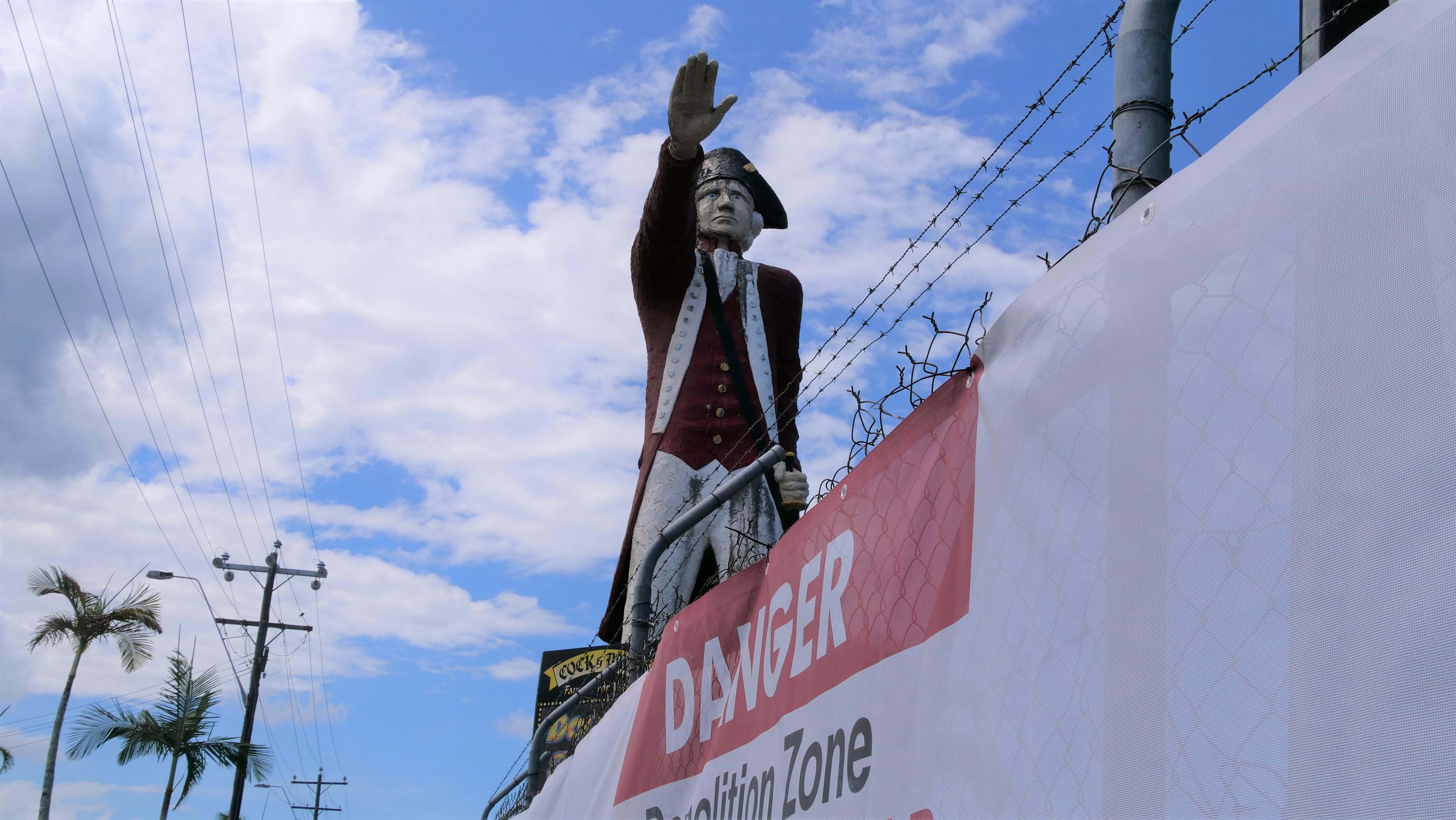 Cairns' gigantic Captain Cook statue purchased by demolition company ...