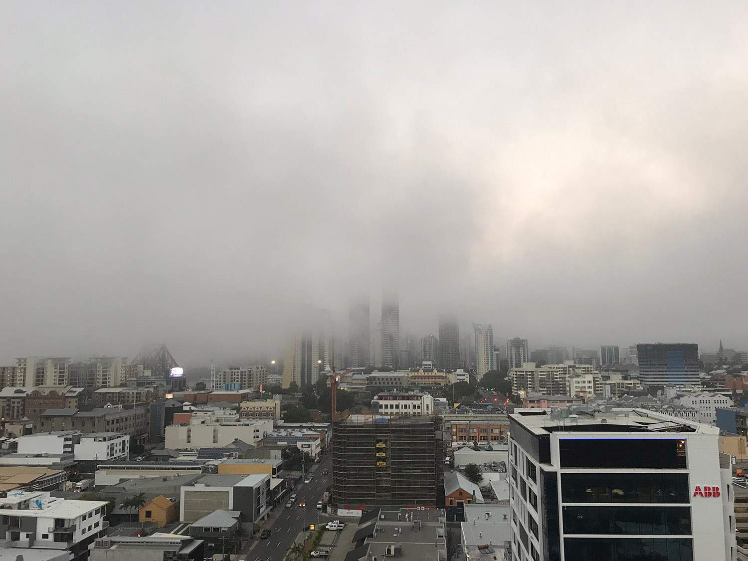 Fog blankets parts of south-east Queensland