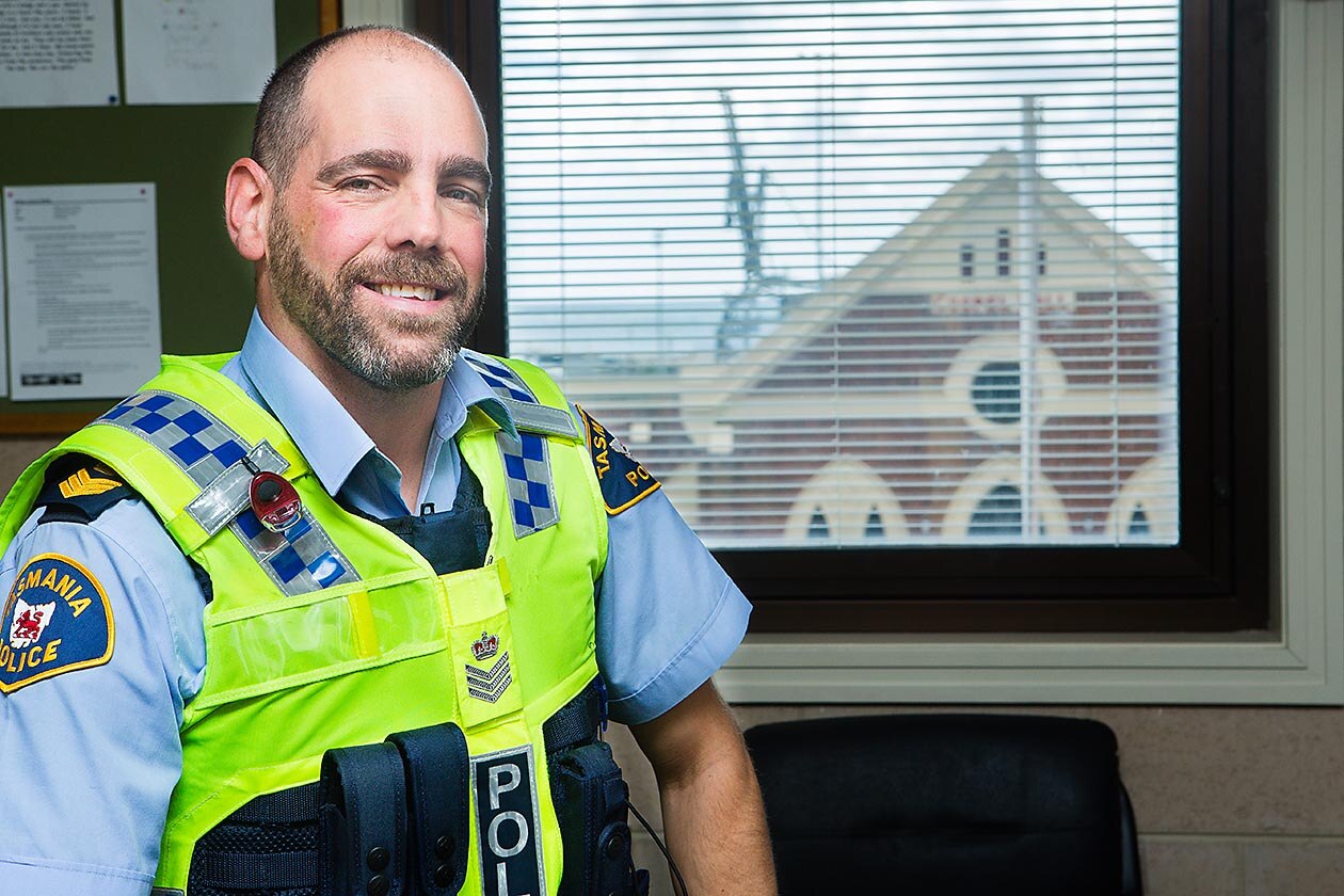 Burnie's creative cop writes children's books to escape stresses of the ...