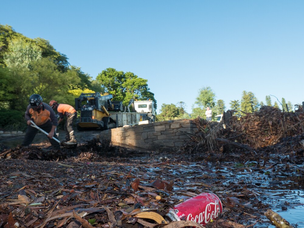 Raining rubbish: What fills the trash racks of Adelaide's rivers after ...