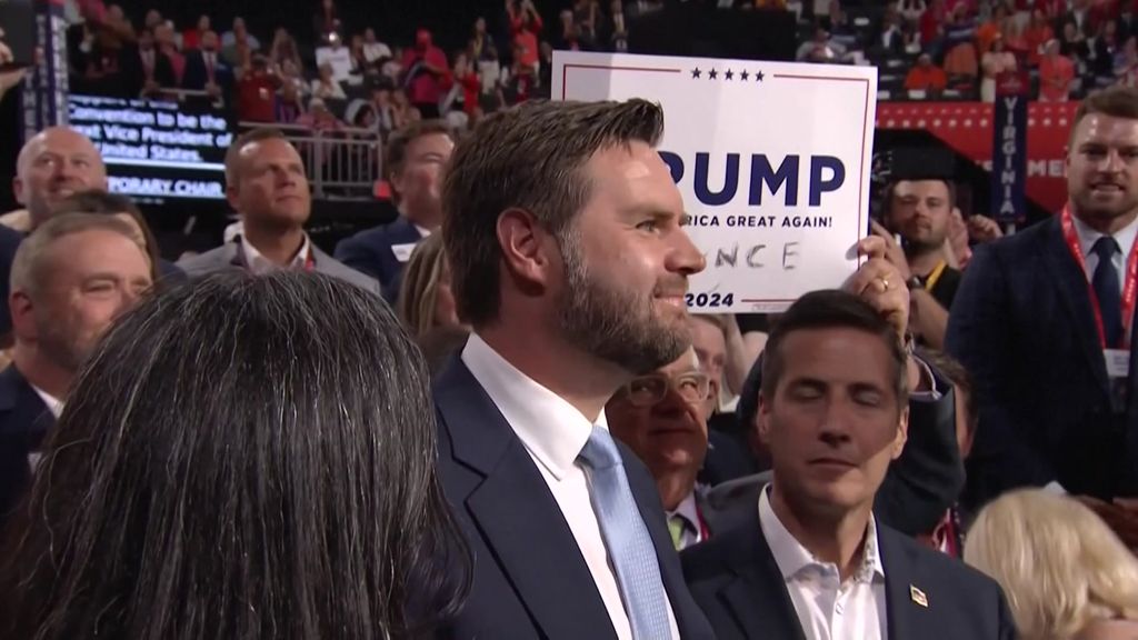 Moment JD Vance named Republican candidate for vice-president - ABC News