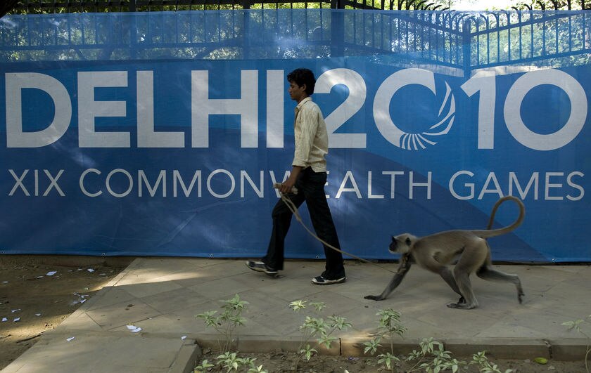Delhi deploys monkey security guards - ABC News