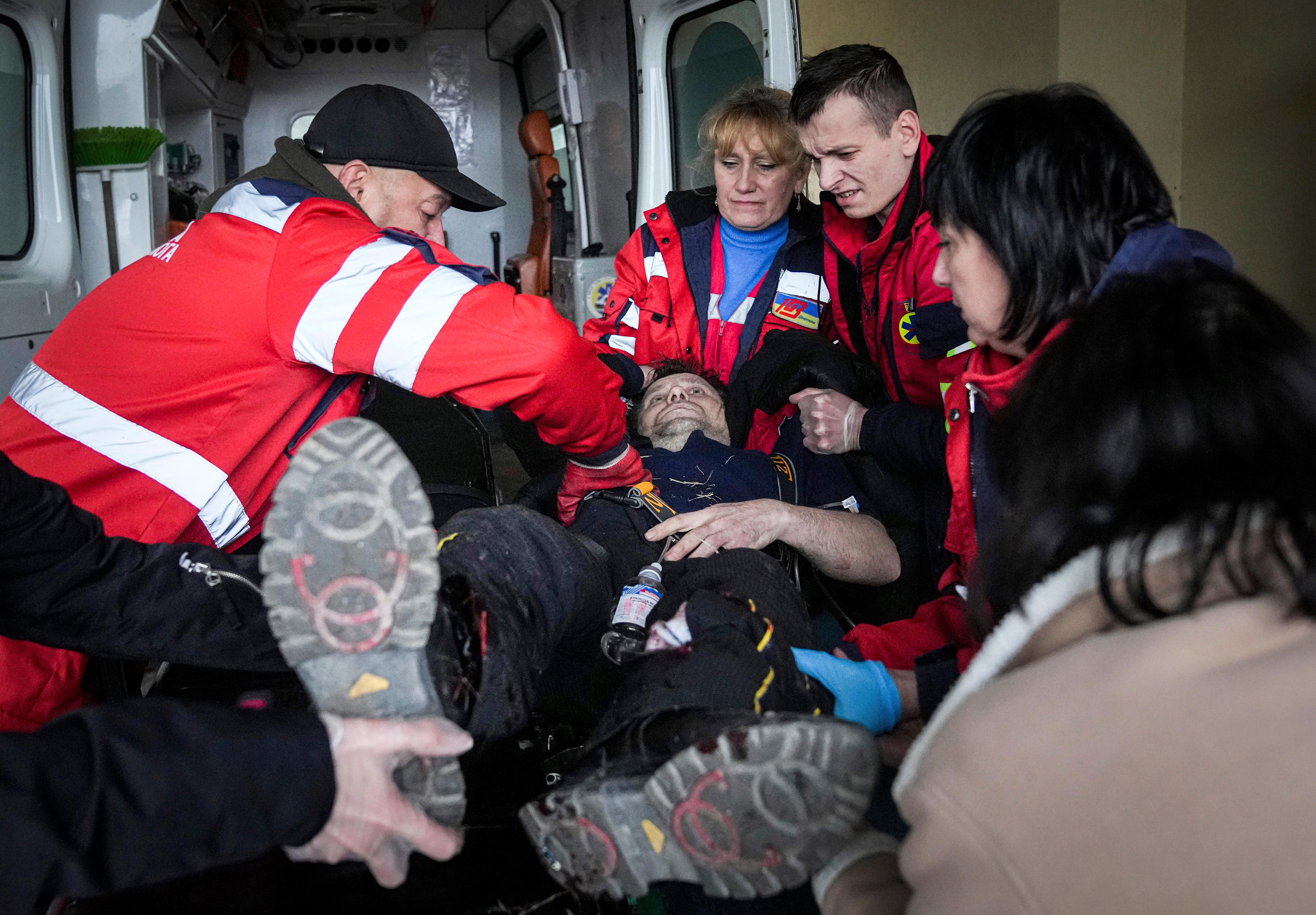 Ukraine paramedic Serhiy Chornobryvets vows to stay until war with ...