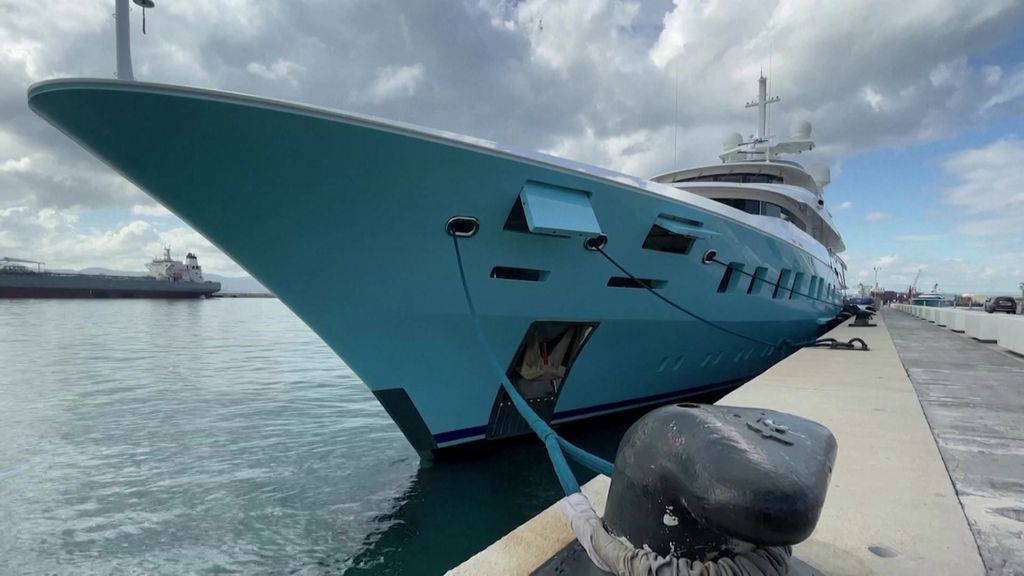 Superyacht linked to sanctioned Russian billionaire Igor Kesaev on sale ...