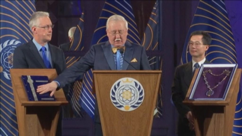 World's first 'space nation' inaugurates head of state - ABC News