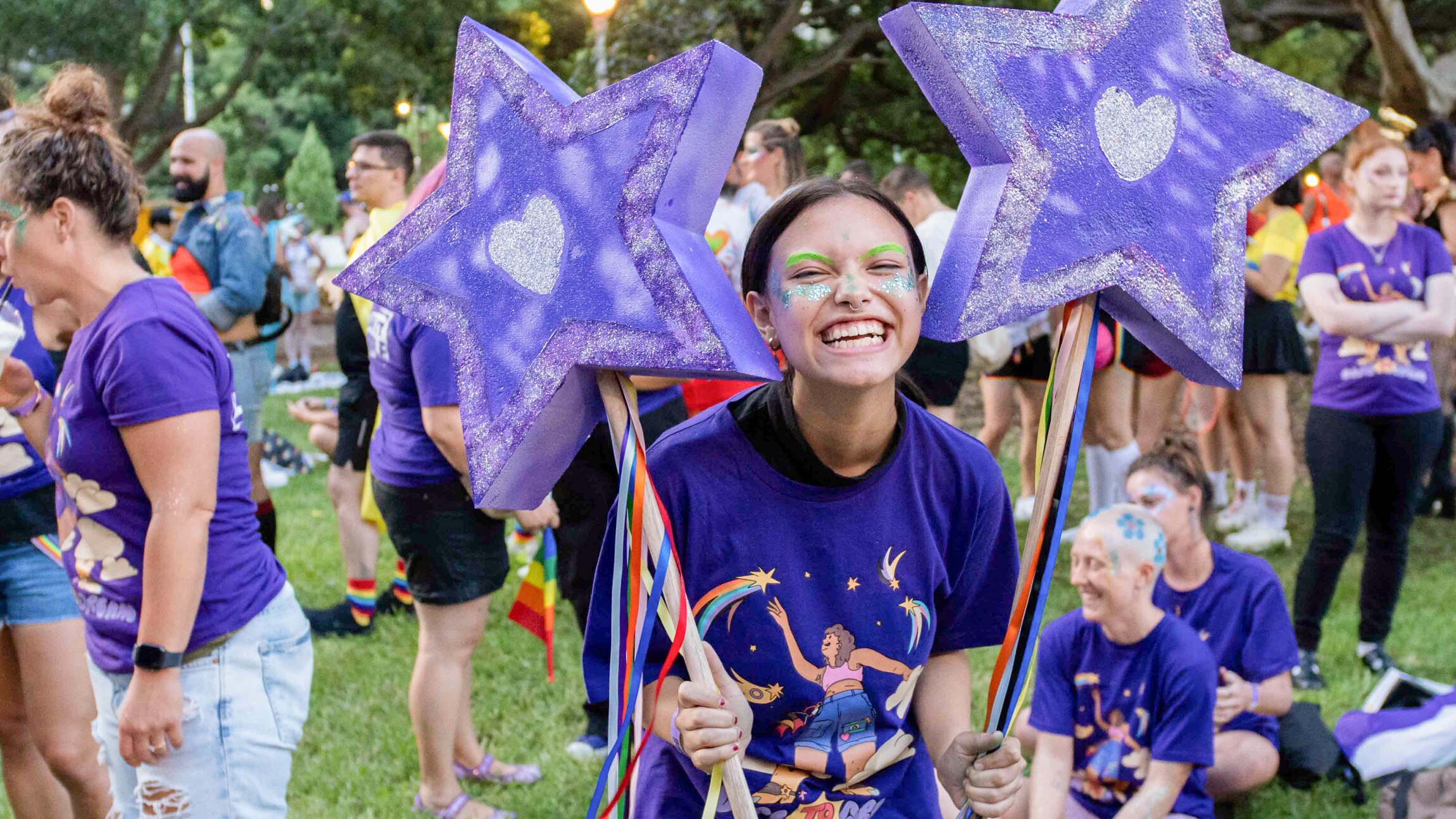 I started Wear it Purple day so the rainbow youth no longer felt alone ...