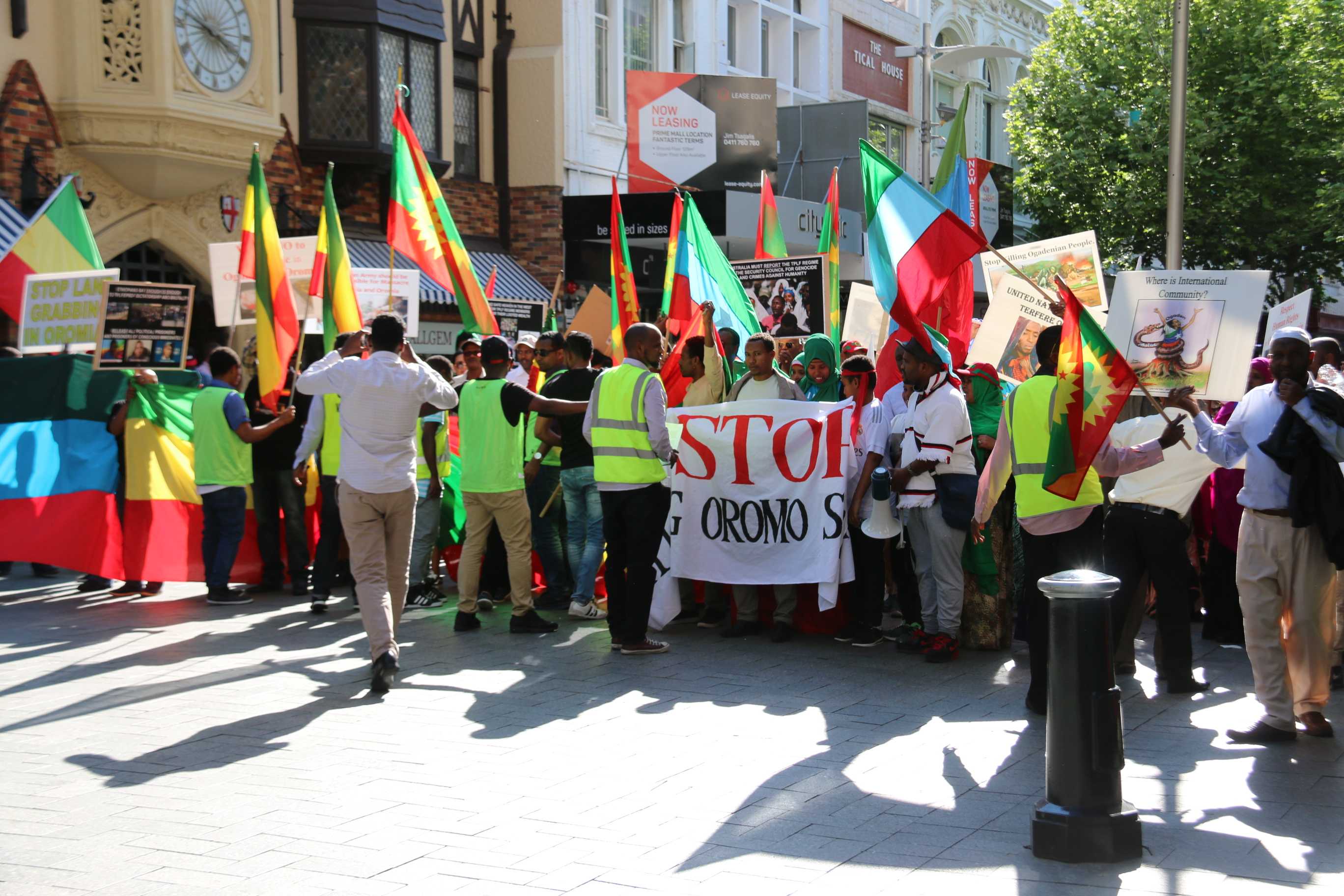 Perth Ethiopians protest against government crackdown - ABC News