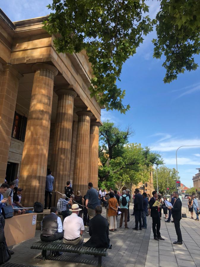 Delayed start at Adelaide Magistrates Court after glass panel breaks ...