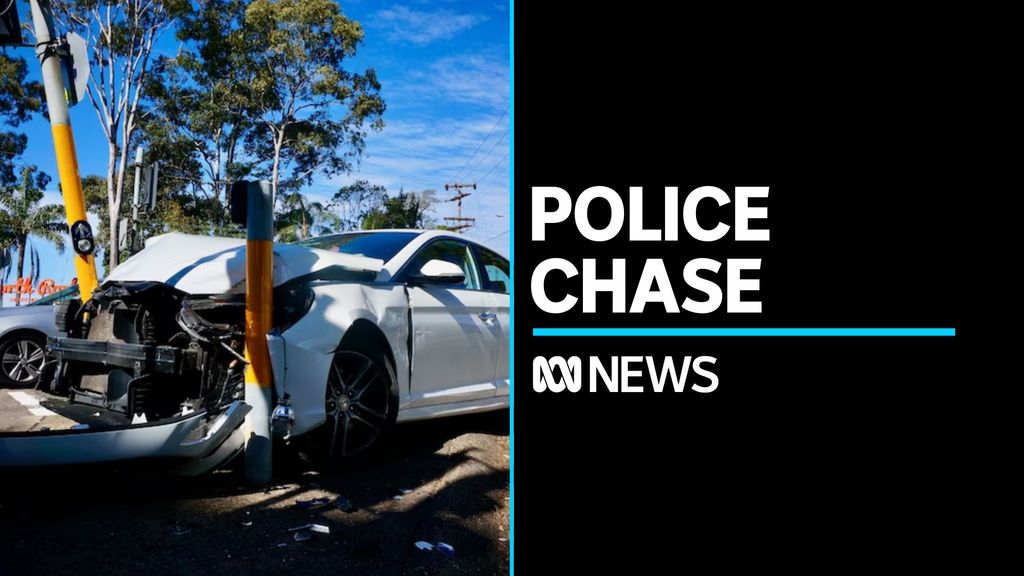 High-speed police car chase ends in crash and two arrests - ABC News