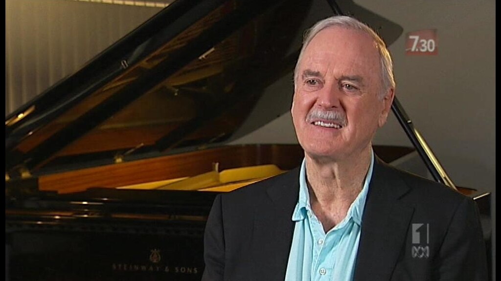 John Cleese joins 7.30 - ABC News