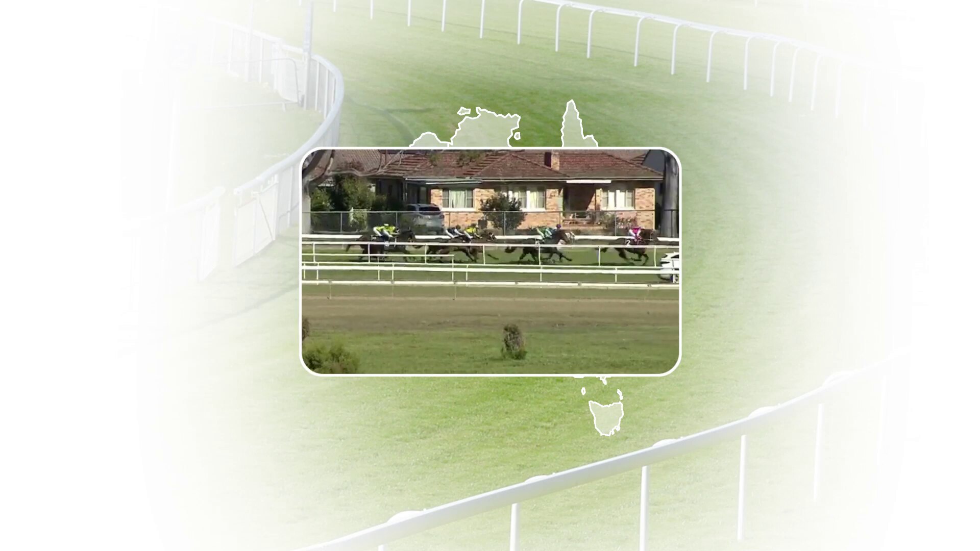 A screenshot of a race replay in New South Wales - ABC News