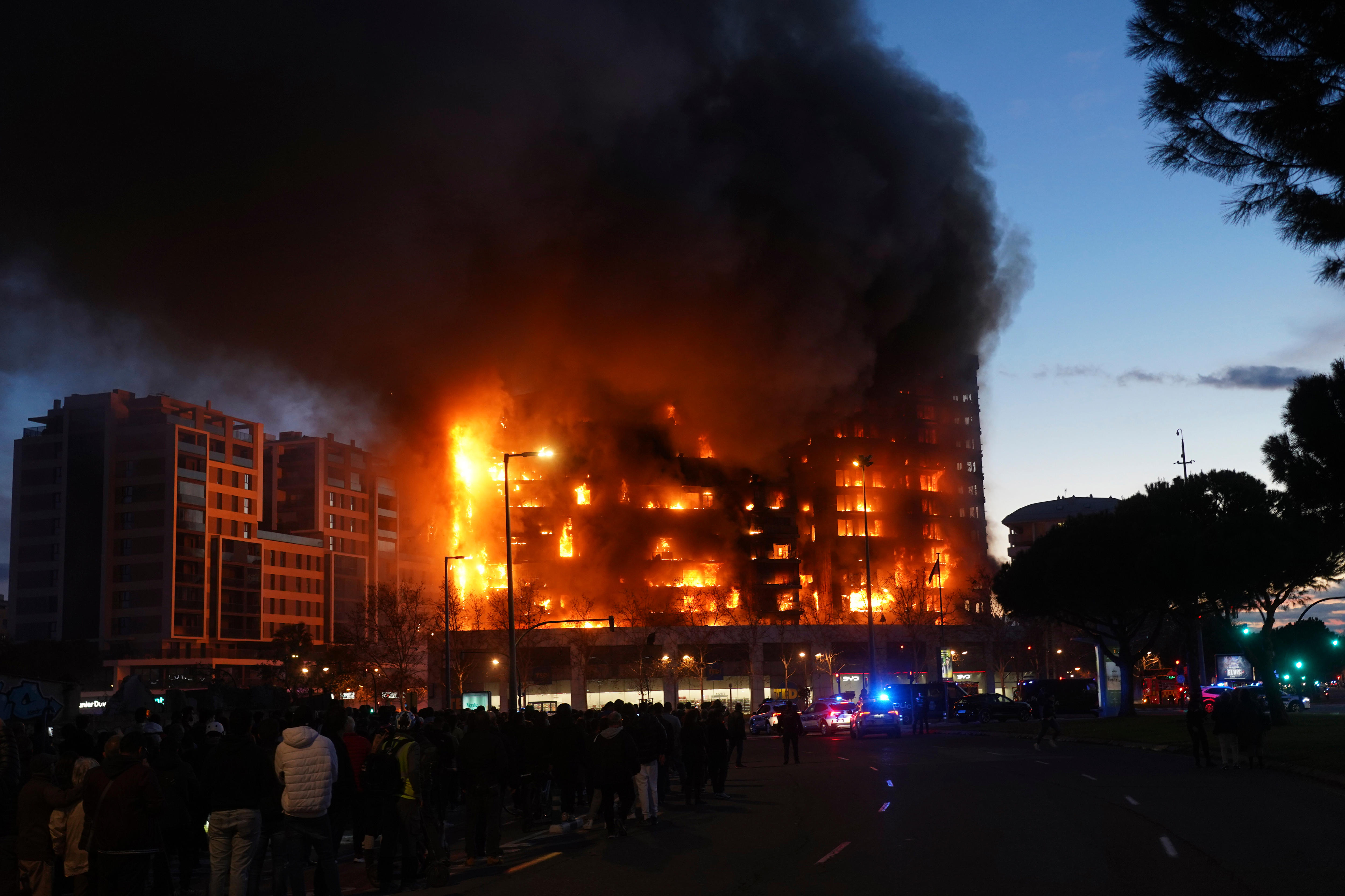 Valencia apartment block fire kills residents on outskirts of Spanish ...