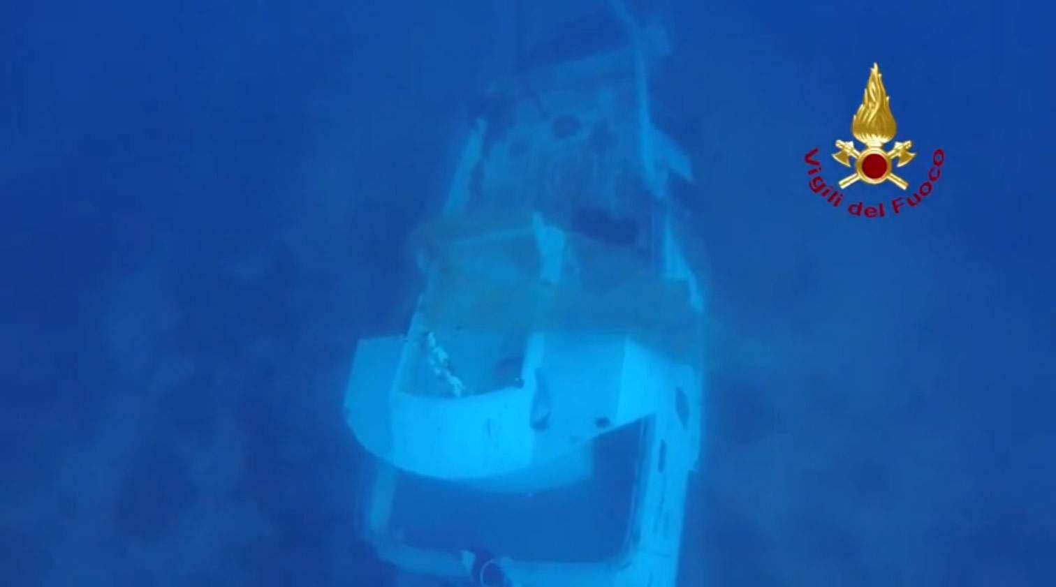 Eerie footage shows migrant boat wreck as Italy mourns capsize victims ...