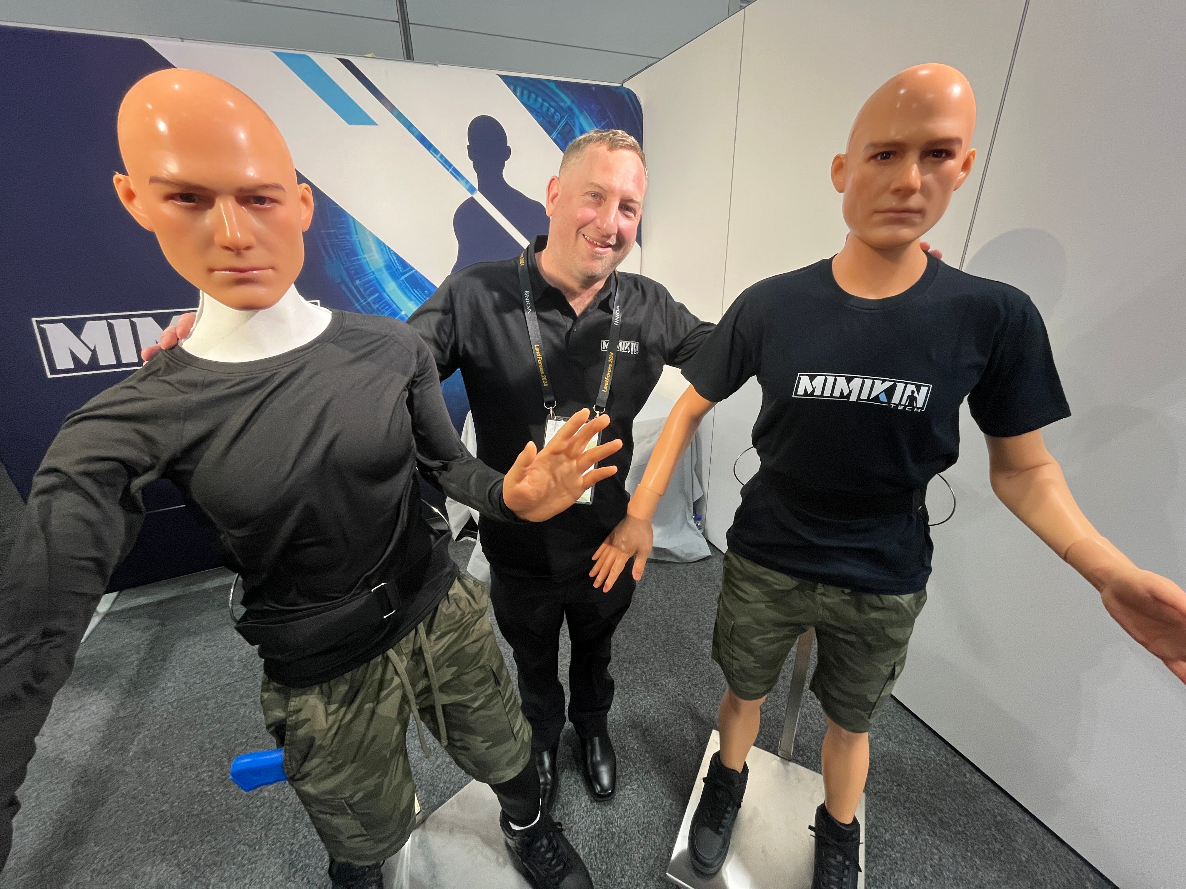 Despite the protests, inside the Land Forces Expo it's business as ...