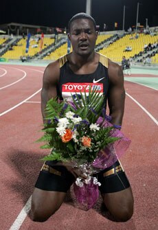 Gatlin's world record amended - ABC News