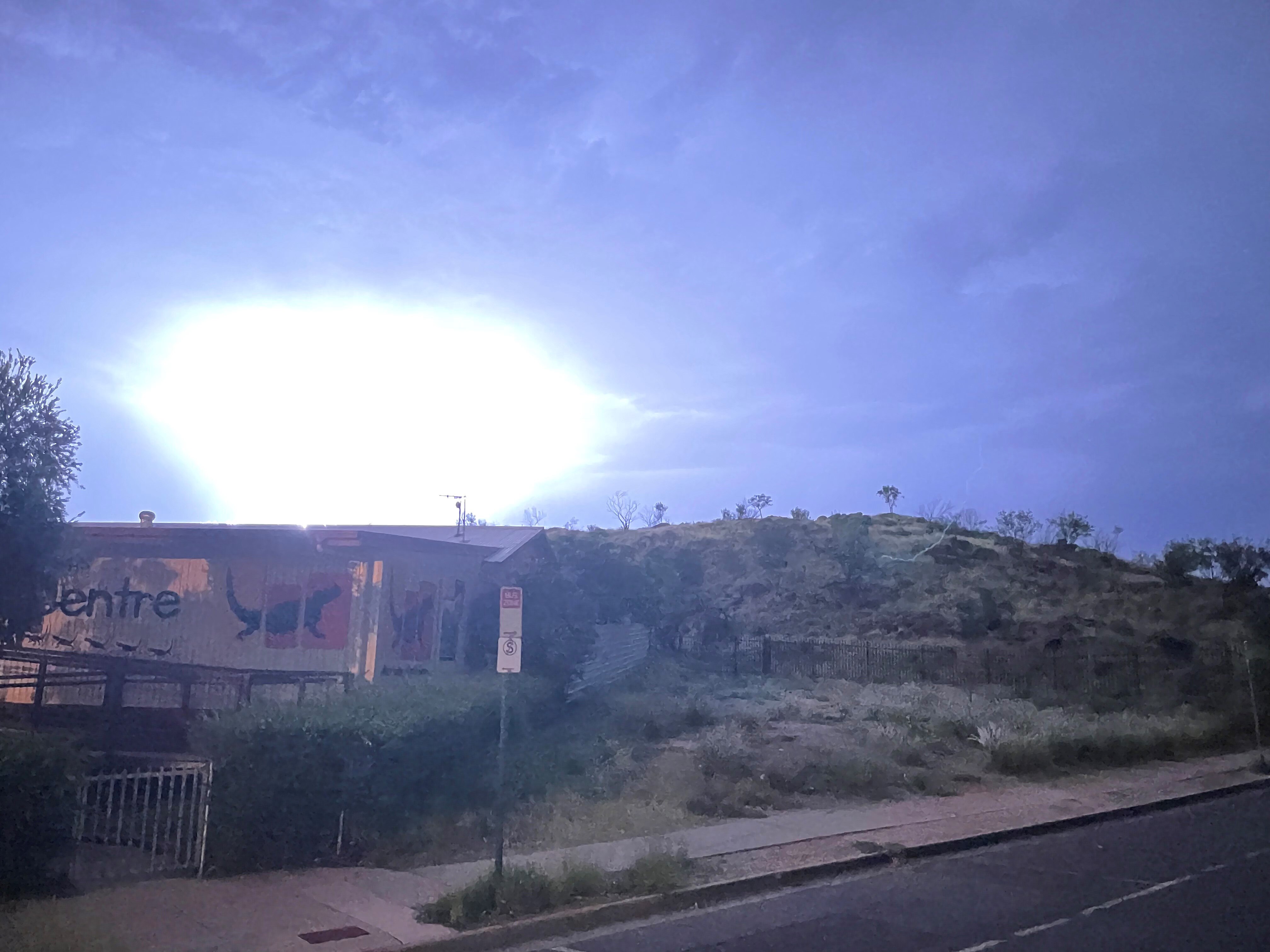 Alice Springs snake catcher catches cracker lightning photo during ...