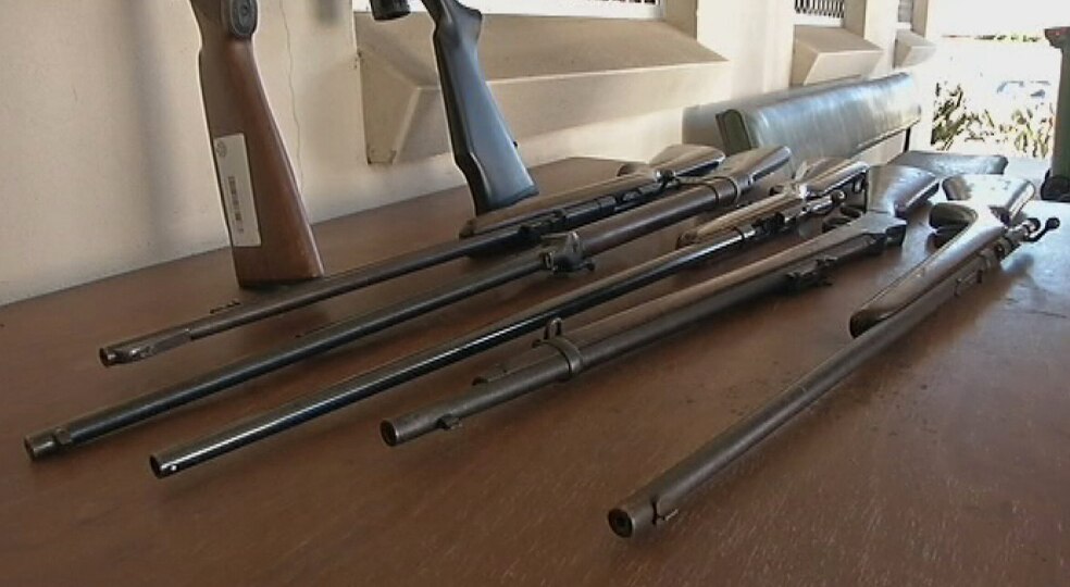 Police seize illegally stored guns in blitz after spike in thefts - ABC ...