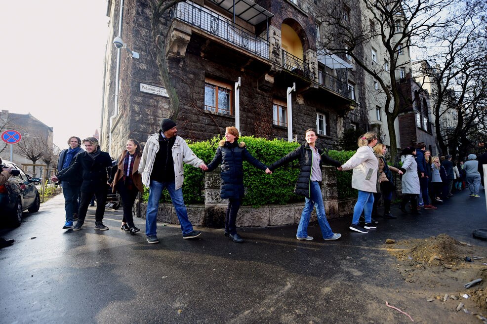 Hungarian teachers stage nationwide walkout in protest against ...