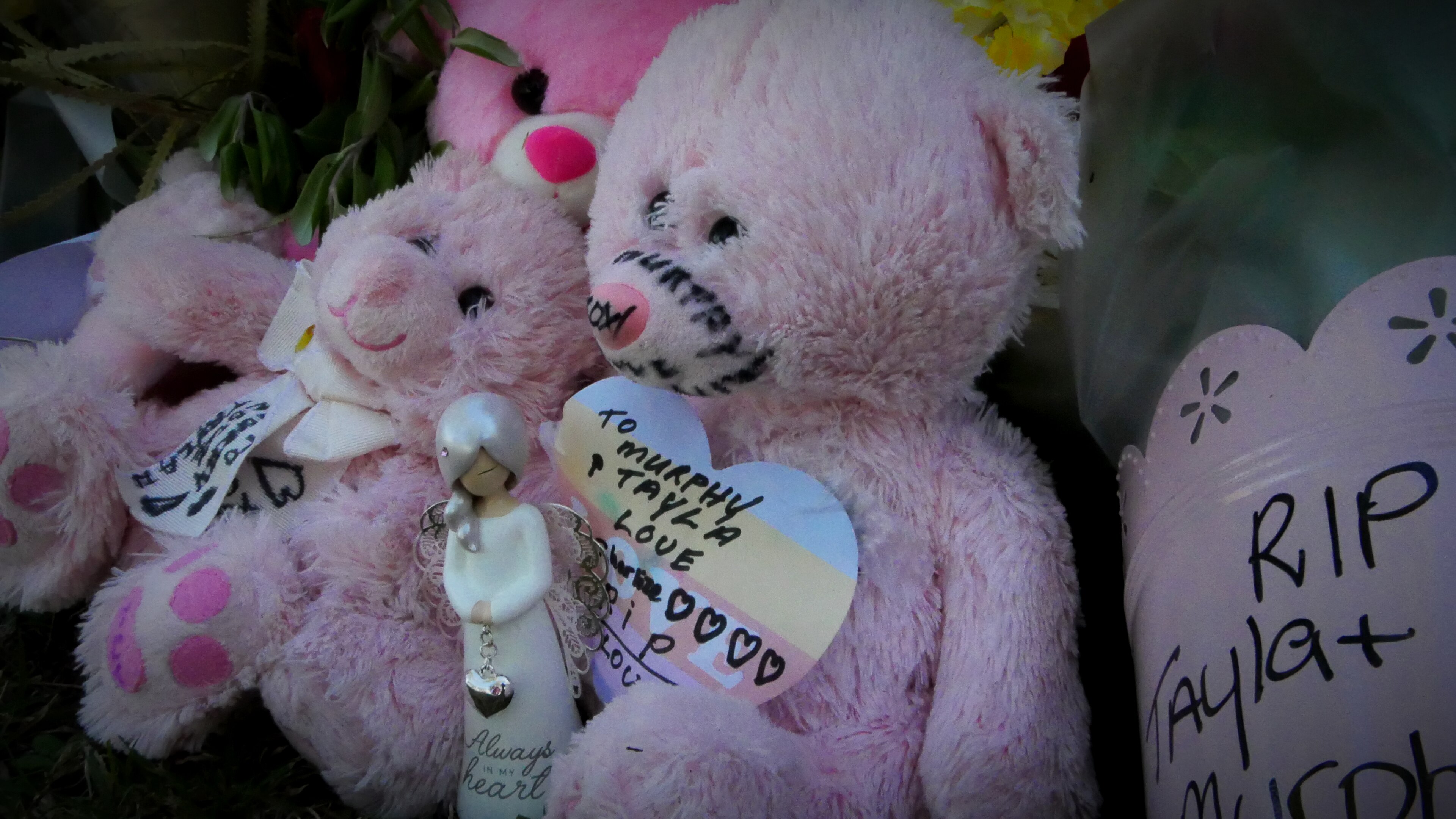 Funeral for alleged murder victims Tayla Black and baby Murphy Margaret ...