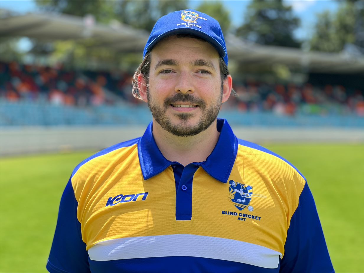 Blind and vision-impaired cricketers in Canberra can…