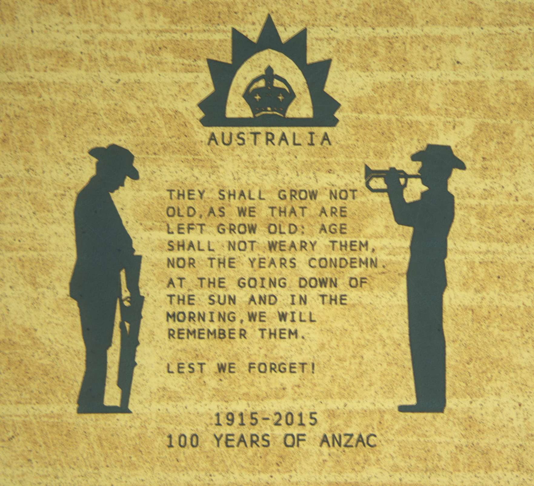 Anzac Day: The Ode of Remembrance is taken from the Laurence Binyon ...