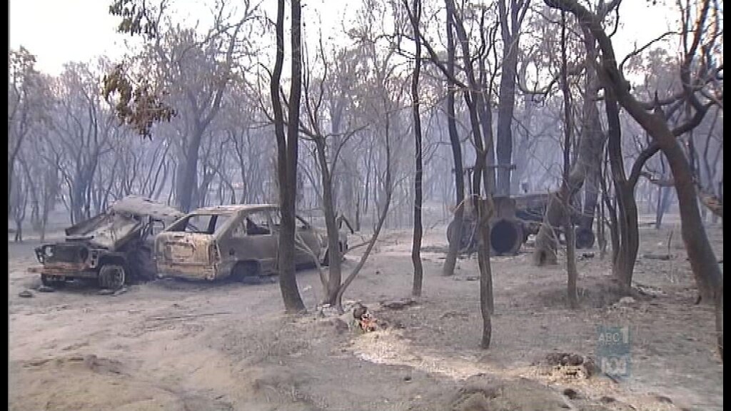 Homes destroyed in arson attack - ABC News