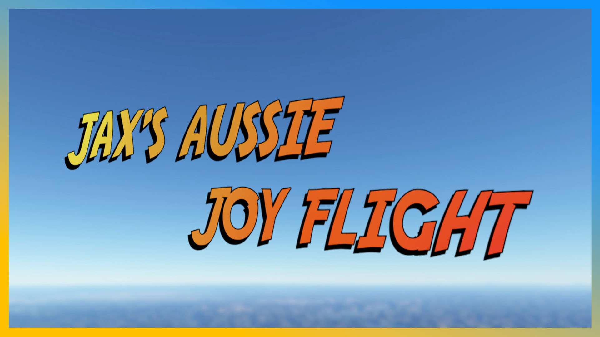 Jax's Australian Joy Flight - ABC ME