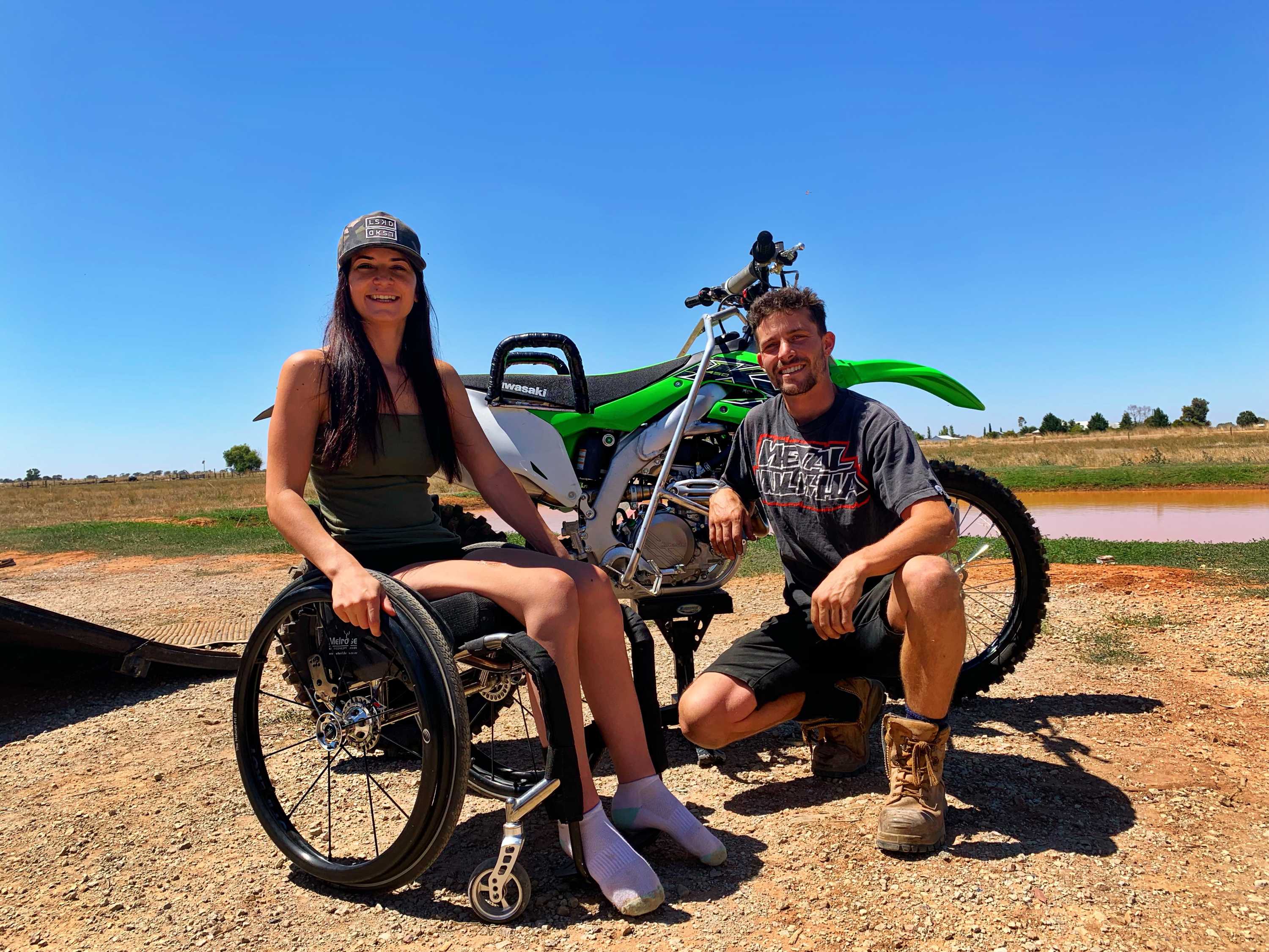 Paraplegic motocross rider says she is 'better now than before the ...