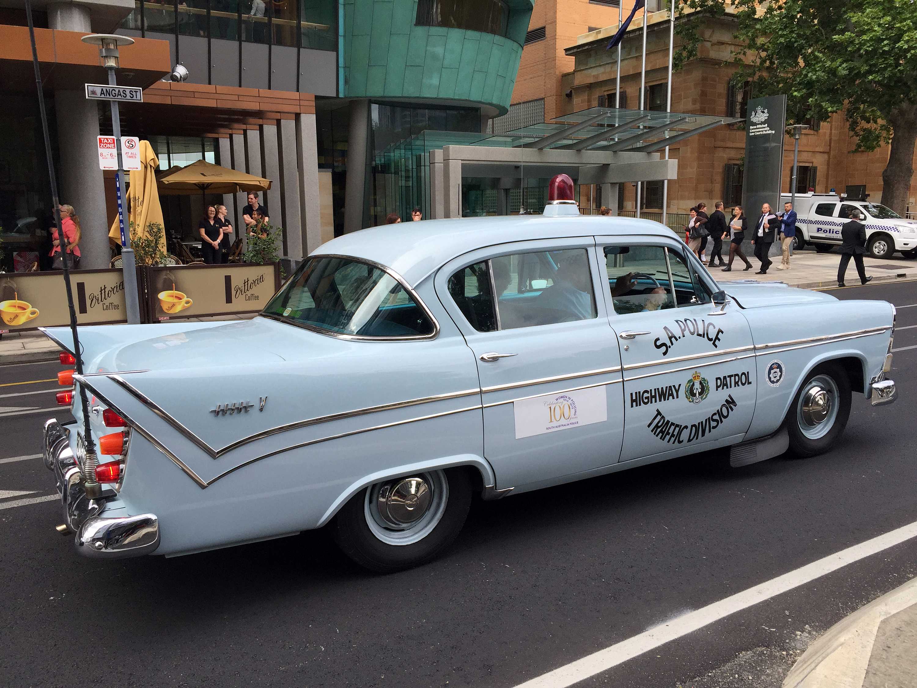 Female officers march through Adelaide to mark 100 years of women in SA ...