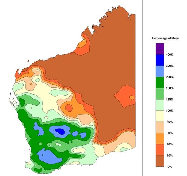 Dams and crops boosted across WA's south-west amid near-record July ...