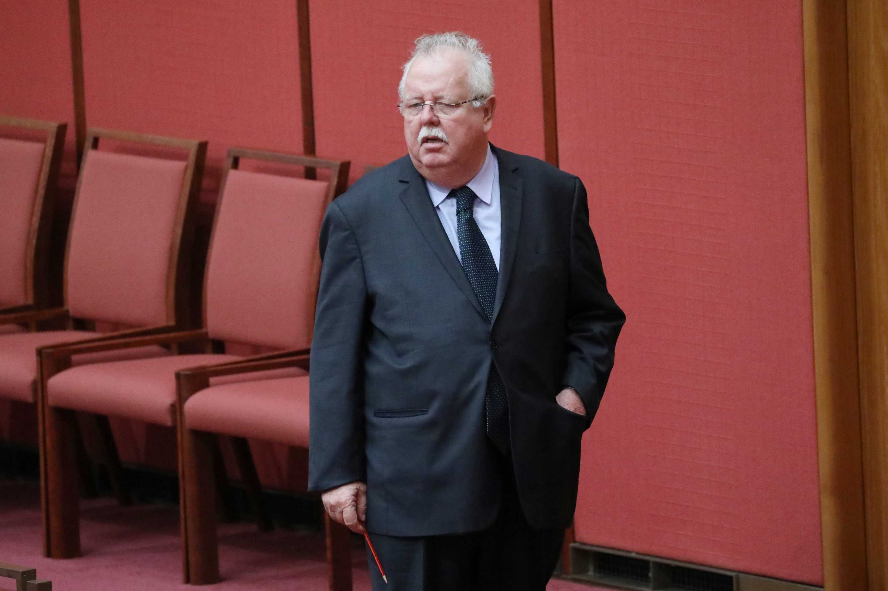 Conservative senators walk out as Greens leader Richard Di Natale ...