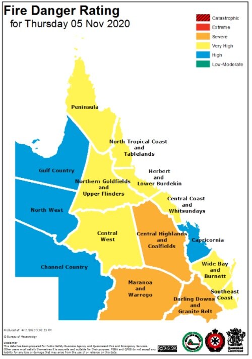 BOM weather forecast for Queensland shows temperature spike and strong ...