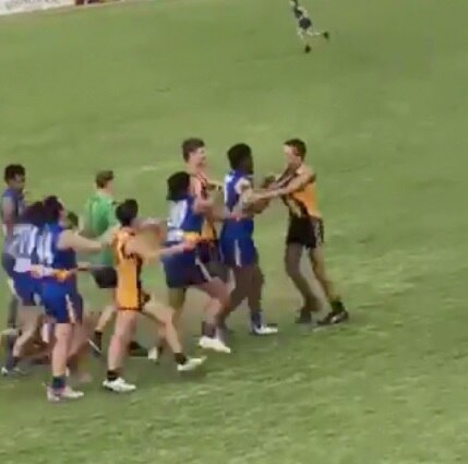 Football fight - ABC News