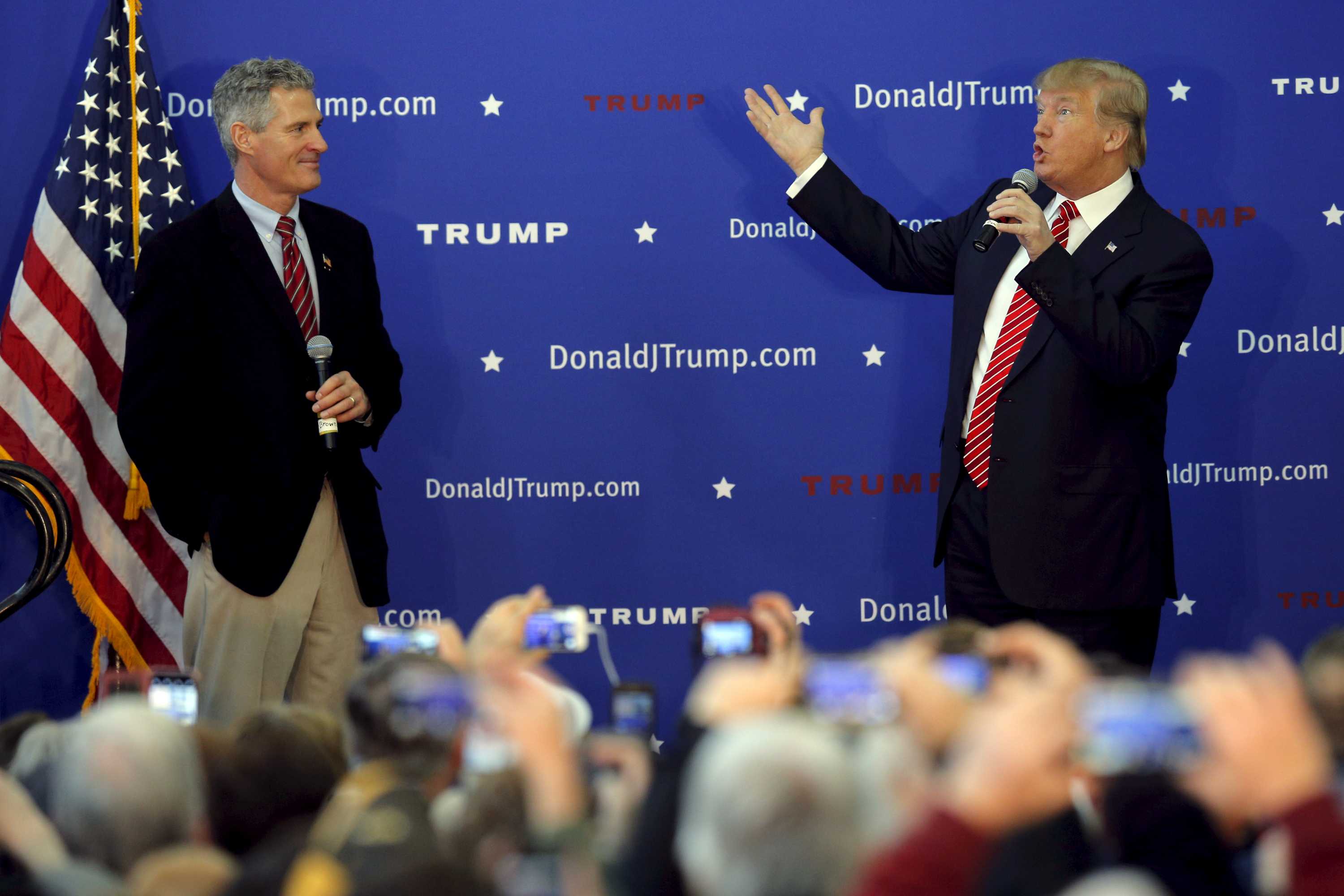 Donald Trump flags ex-senator Scott Brown as potential US Republican ...