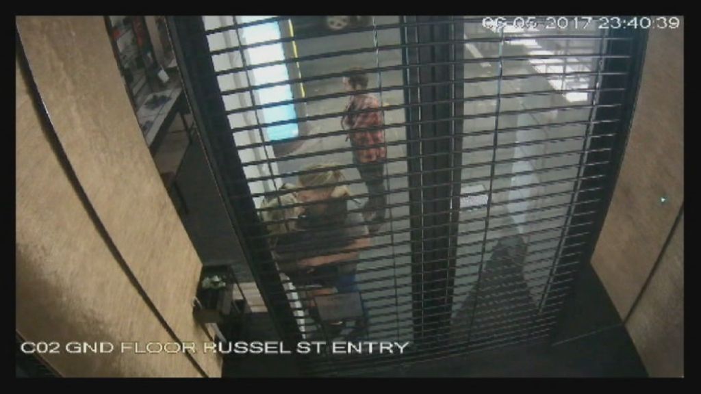 CCTV footage captures the moment Richard Vincec punches Jaiden Walker ...