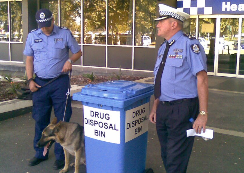 Police display new 'drug bins' - ABC News