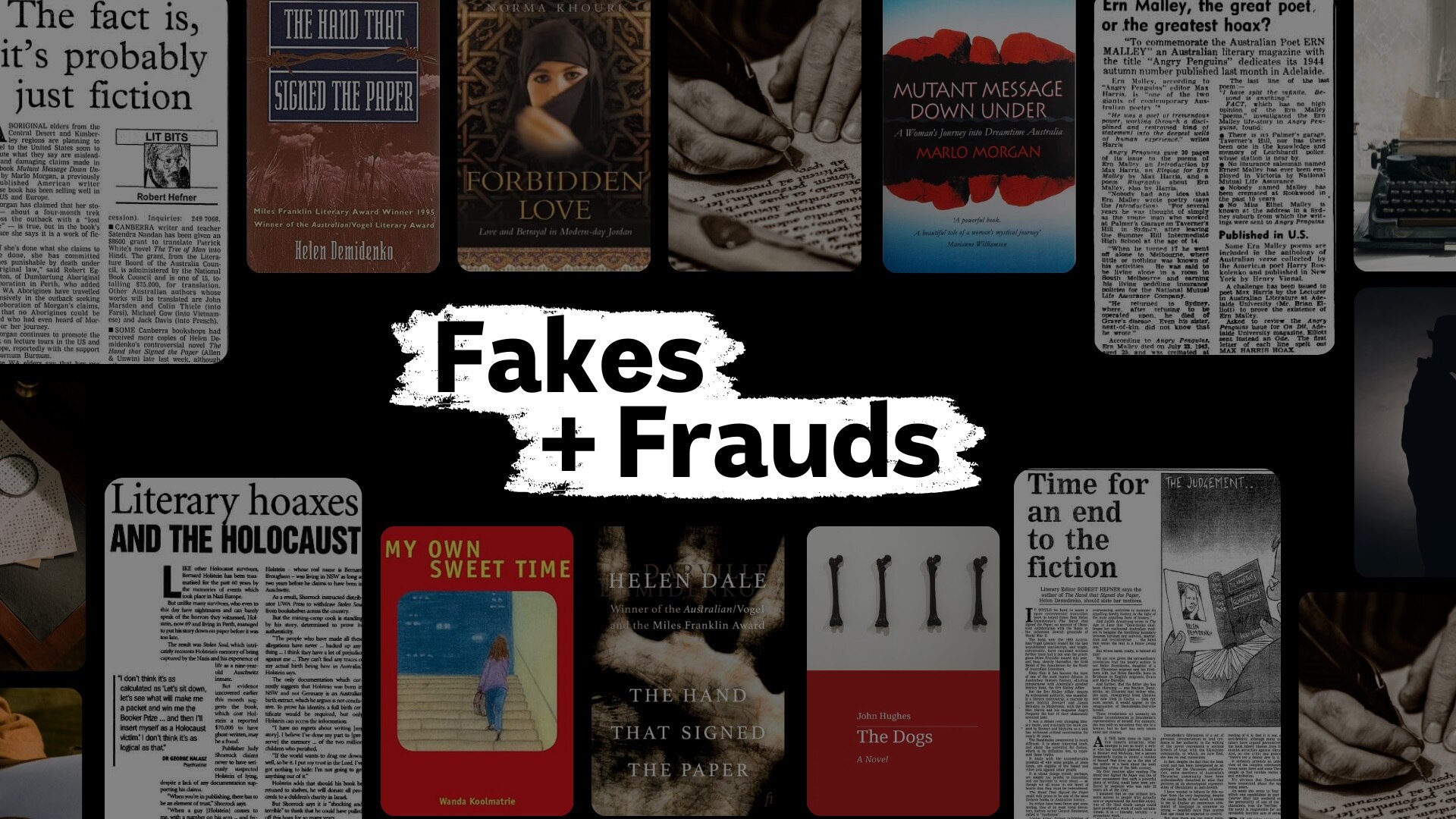 Fakes and Frauds #4 Helen Demidenko, plus Shirley Le - ABC listen
