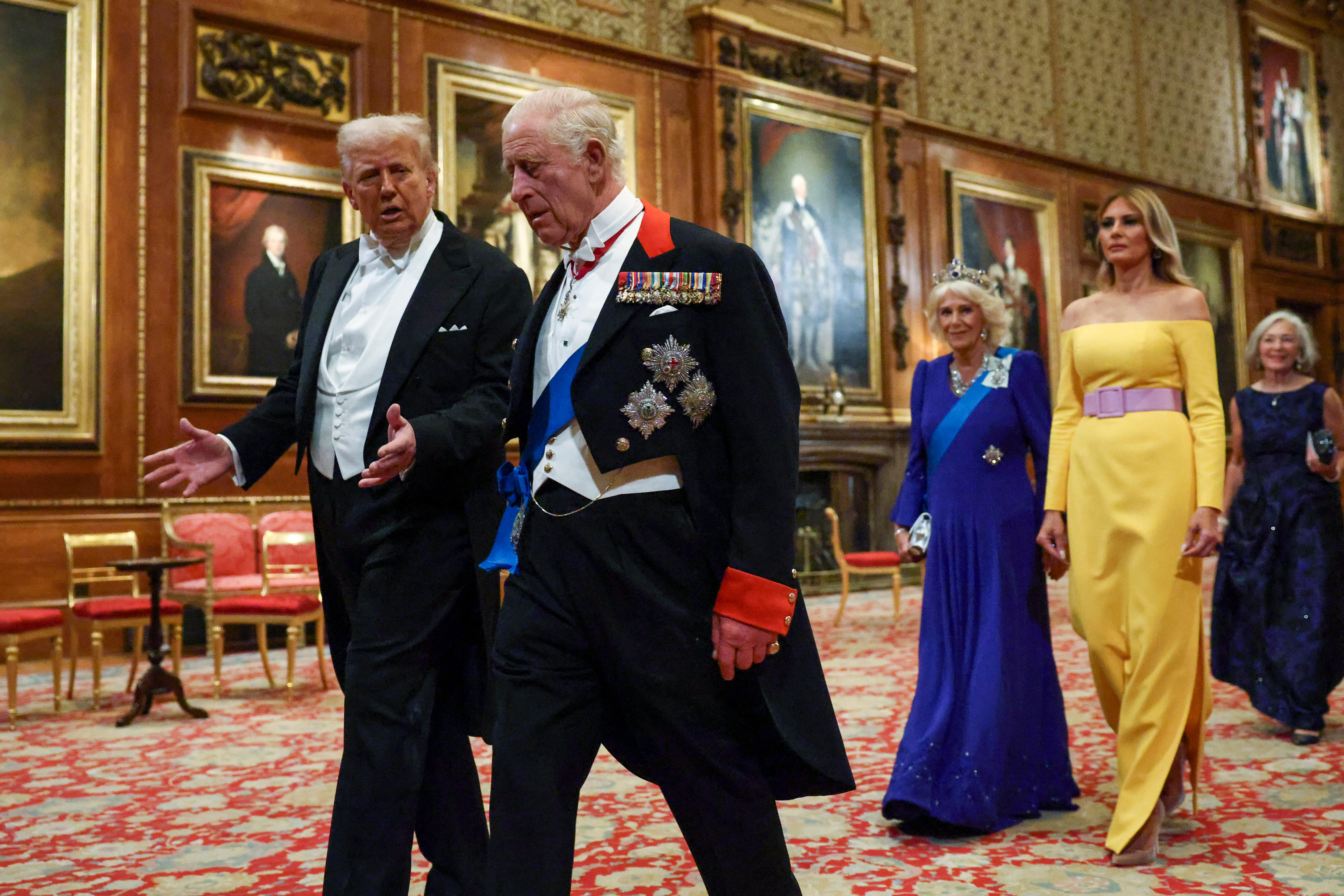 Donald Trump's royal banquet dinner in pictures during historic state ...