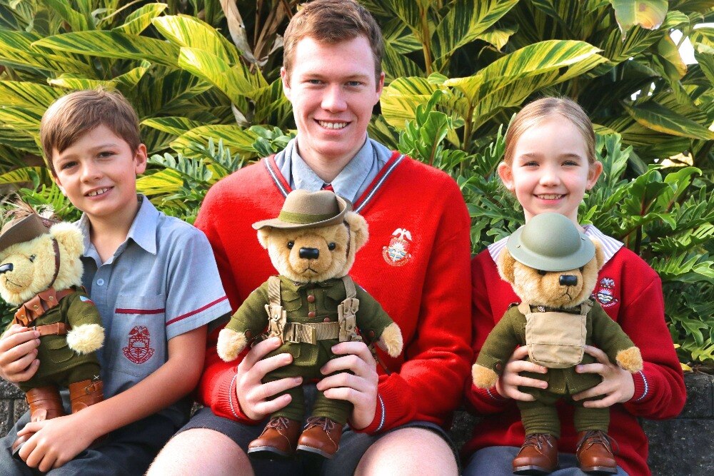 Teddy bears and books inspire schoolchildren to learn Anzac history ...