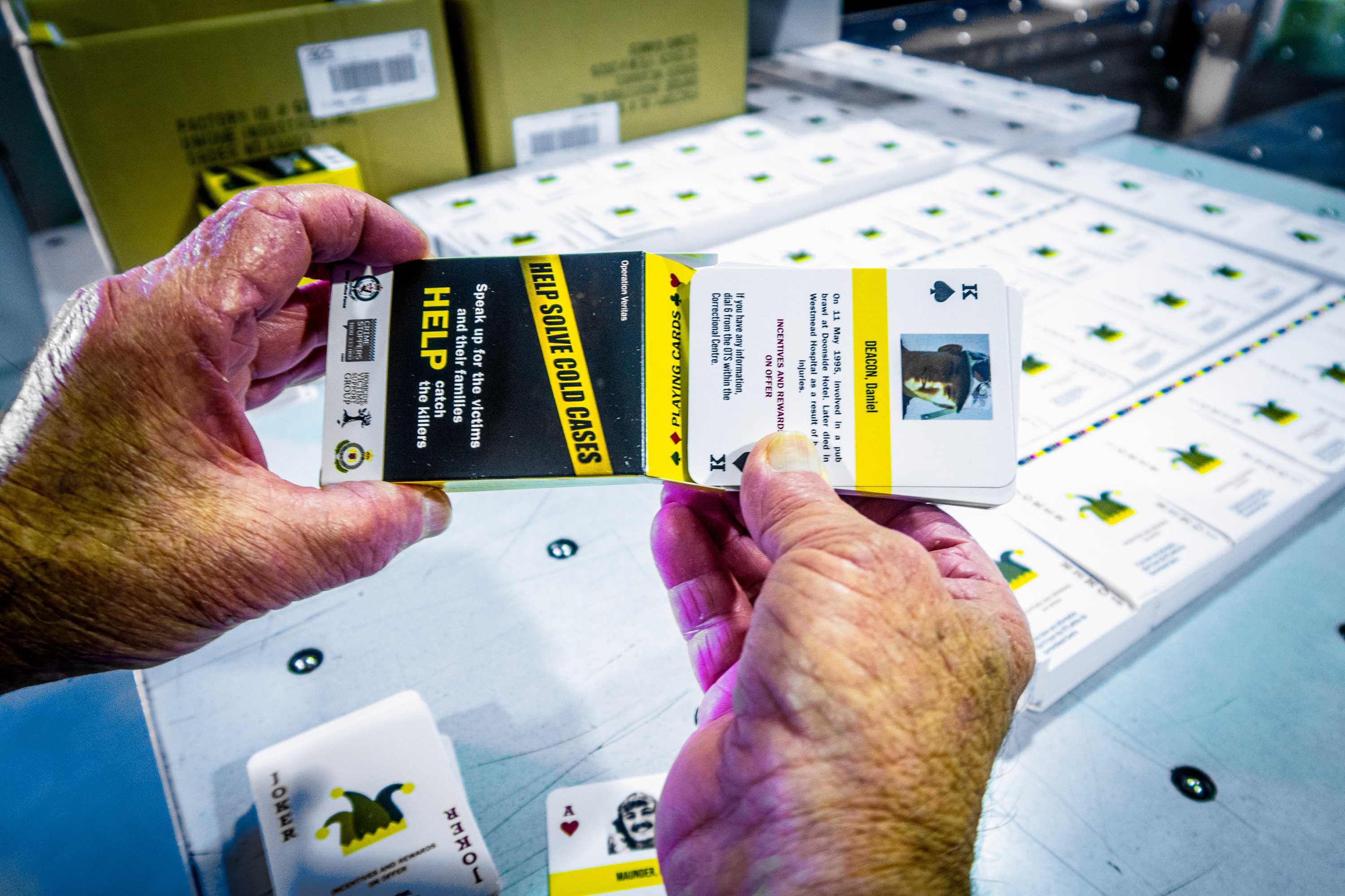 How prison playing cards might help solve crime - ABC listen