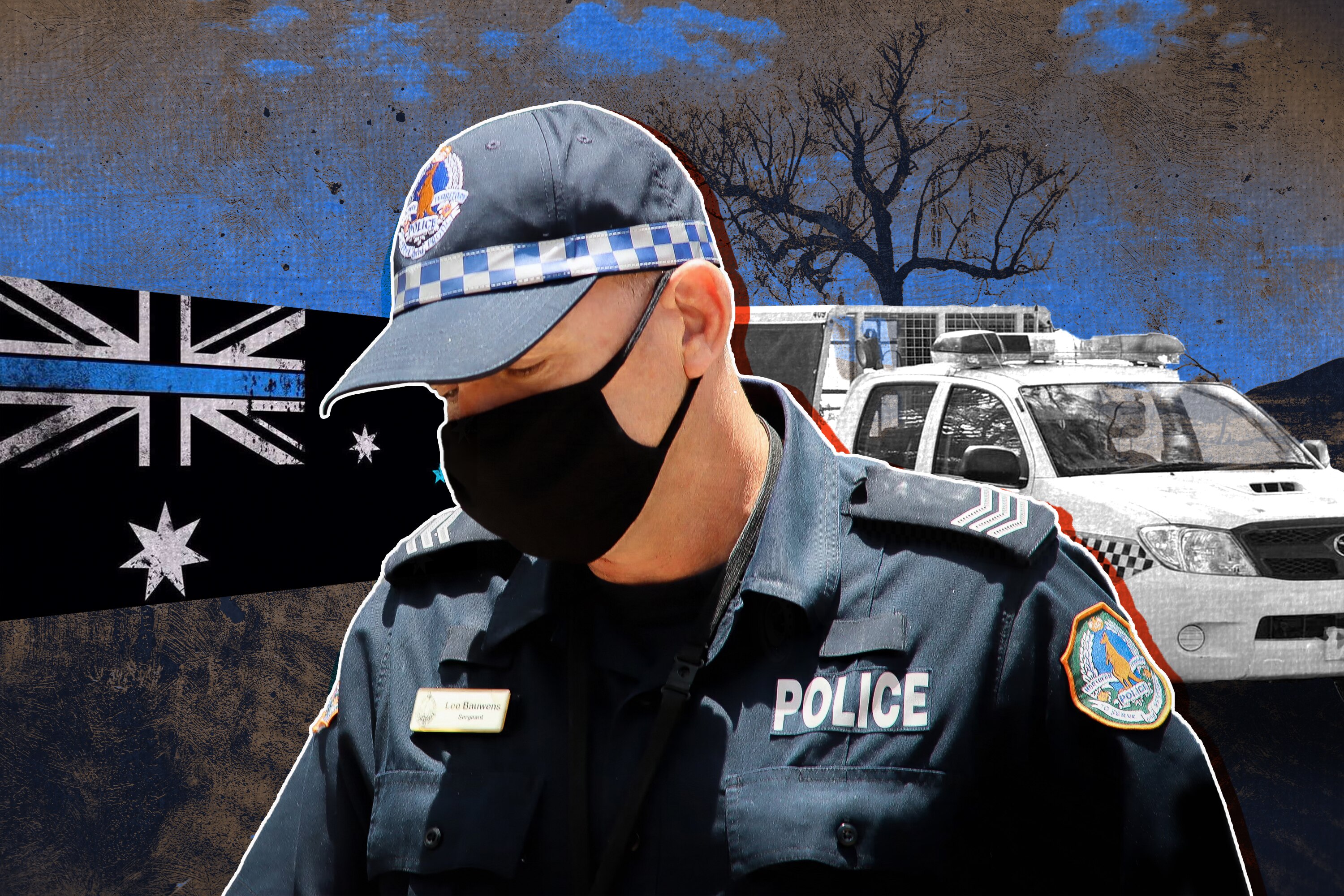 NT Police officer's Thin Blue Line symbol triggers ban - ABC News