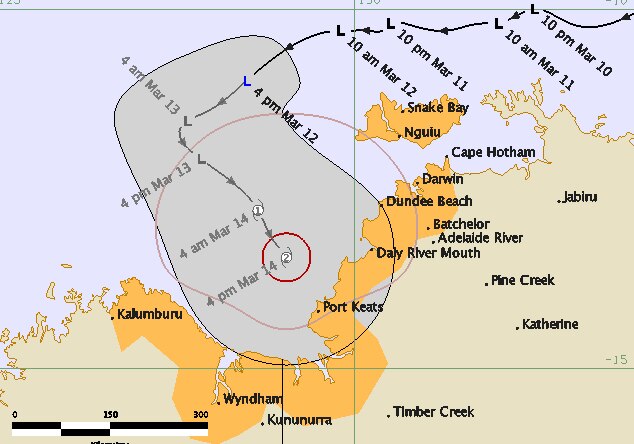 Cyclone watch declared for parts of Top End - ABC News